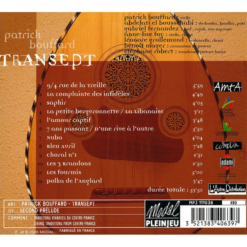 Patrick Bouffard : Transept second prélude - Centre France - mp3