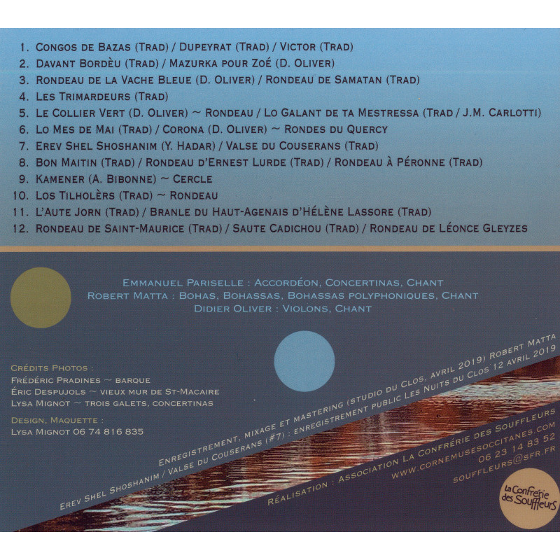 Tres de Garona - Pariselle | Matta | Oliver - CD - Sur phonolithe.fr