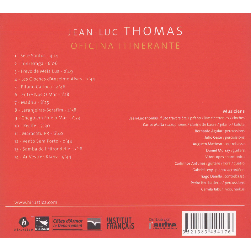 Oficina Itinerante - Jean-Luc Thomas - CD - Musique du Monde - Phonolithe