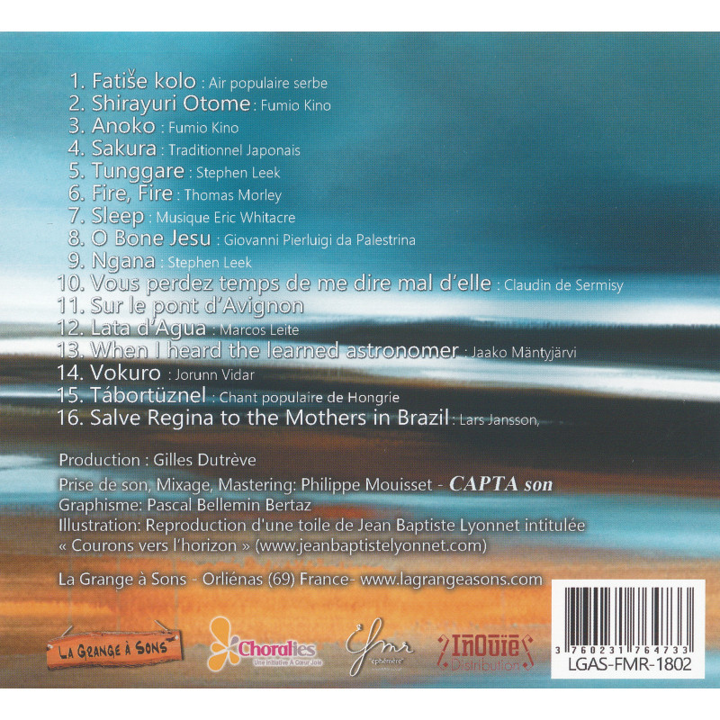 Horizons - Ensemble vocal Éphemère - CD - Classique - Phonolithe